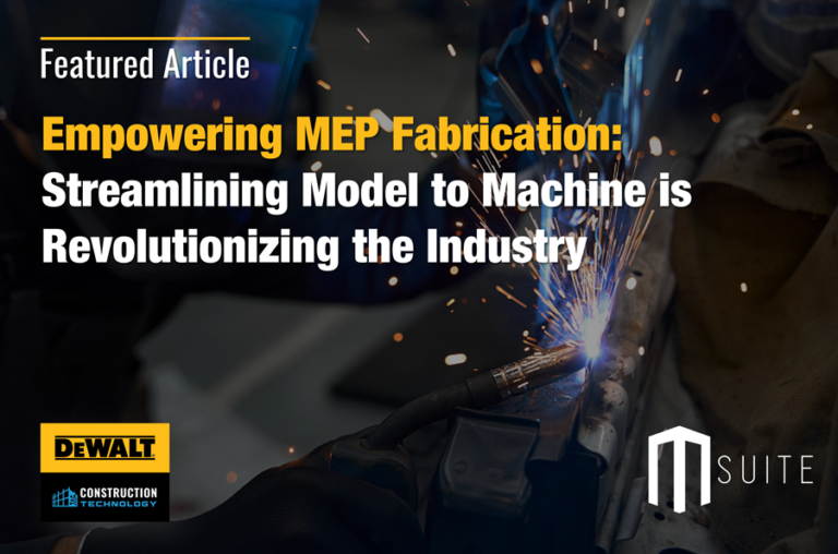 Empowering MEP Fabrication: Streamlining Model to Machine is ...