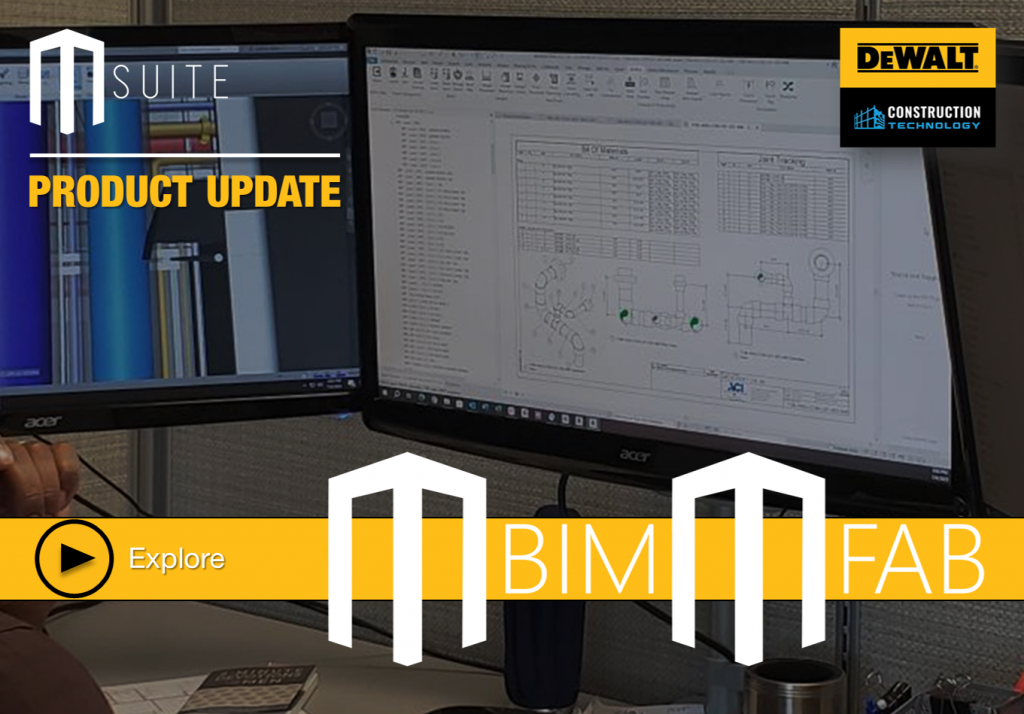 MSUITE Product Update: BIM and Fab - MSUITE