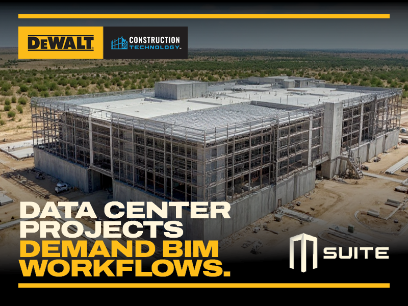 Why Data Center Projects Demand Fabrication-Driven BIM Workflows - MSUITE